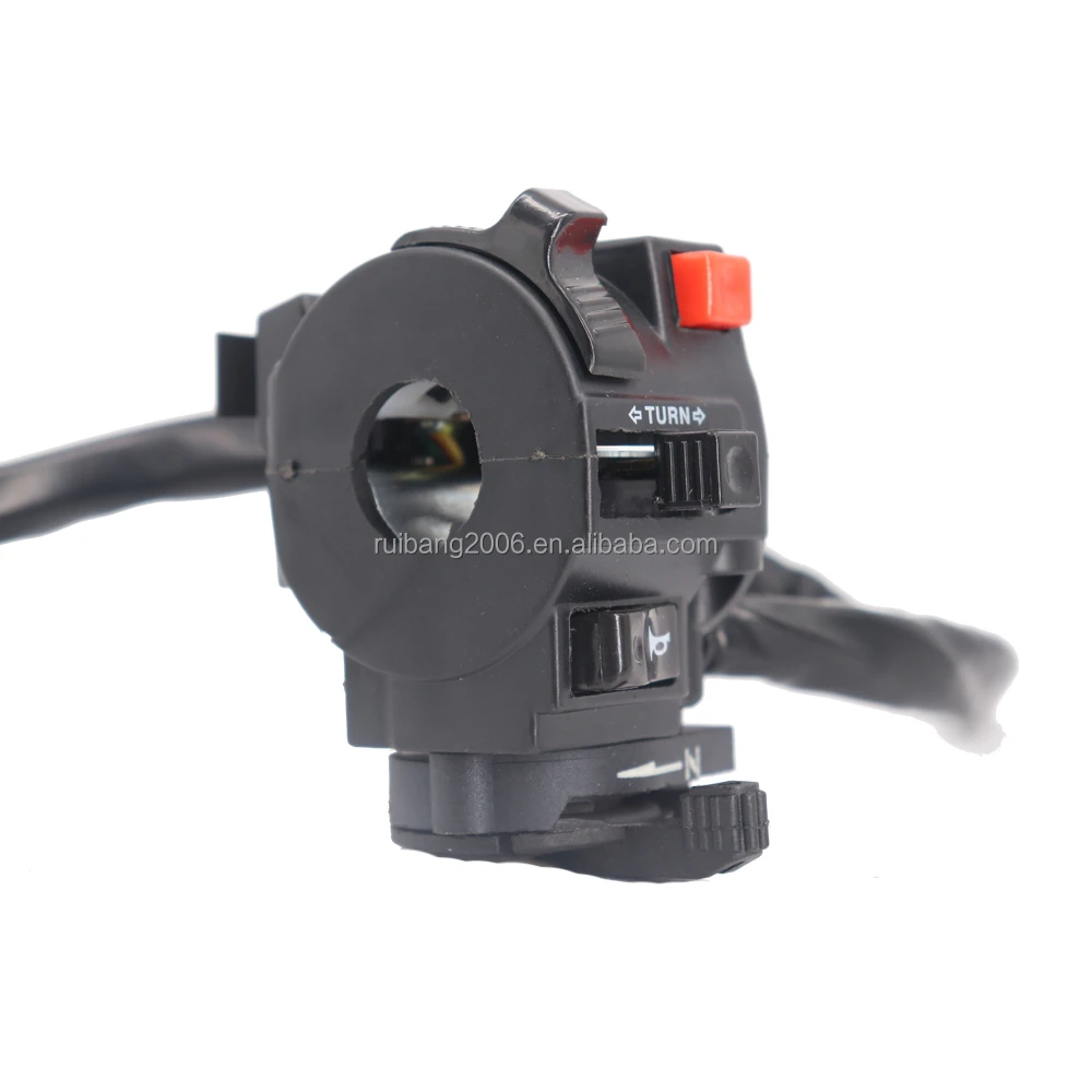 6 Function 22mm Left Handlebar Switch For 110cc 125cc 150cc 200cc 250cc ...