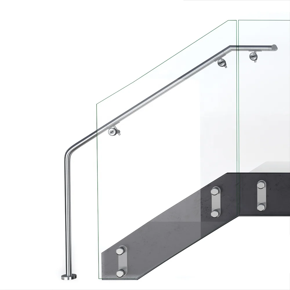 Adjustable Outdoor Standoff Glass Railings Railing Stainless Steel ...