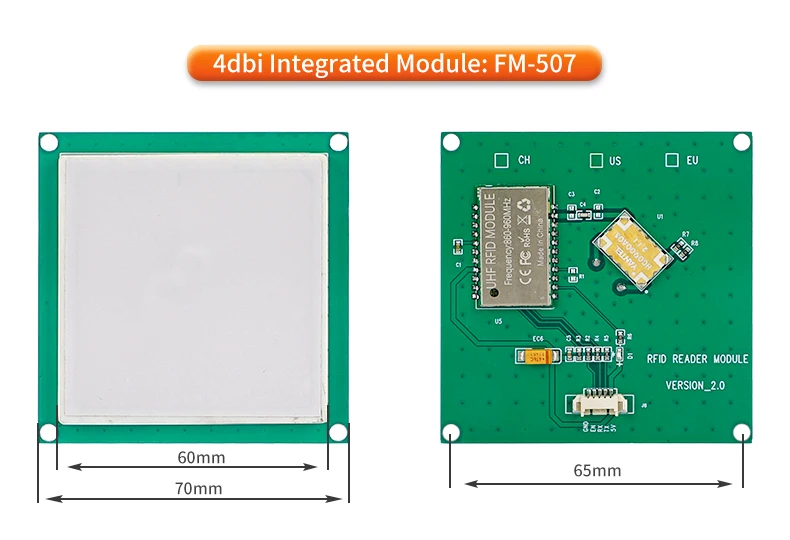 Fonkan RFID Tag Reader Module - UHF RFID for Access Control