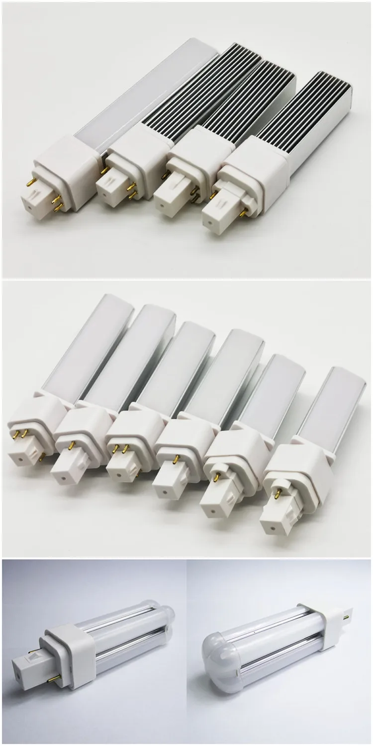 2 Pin 4 Pin GX24 G24 G24Q LED PL Lamp - 50000 Hours Lifespan