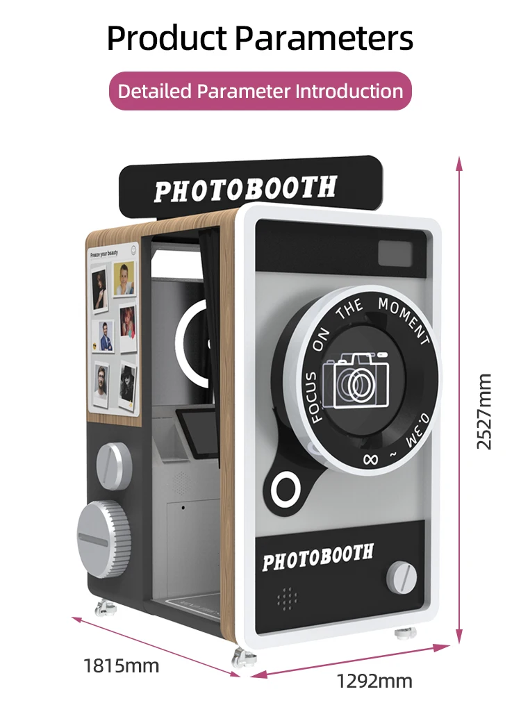 Funspace Photo Booth - Coin Operated Selfie Vending Machine