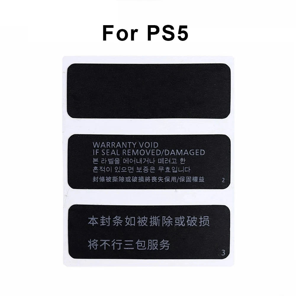 Console Housing Shell Sticker Label Seals For Ps5 Warranty Seal Sticker ...