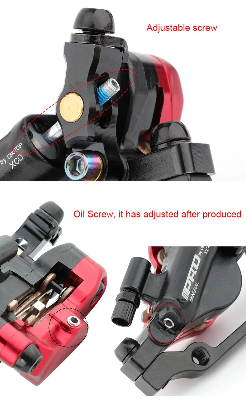 IIIPRO Front/rear Bicycle Brake Clamps - High Strength Aluminum Alloy ...