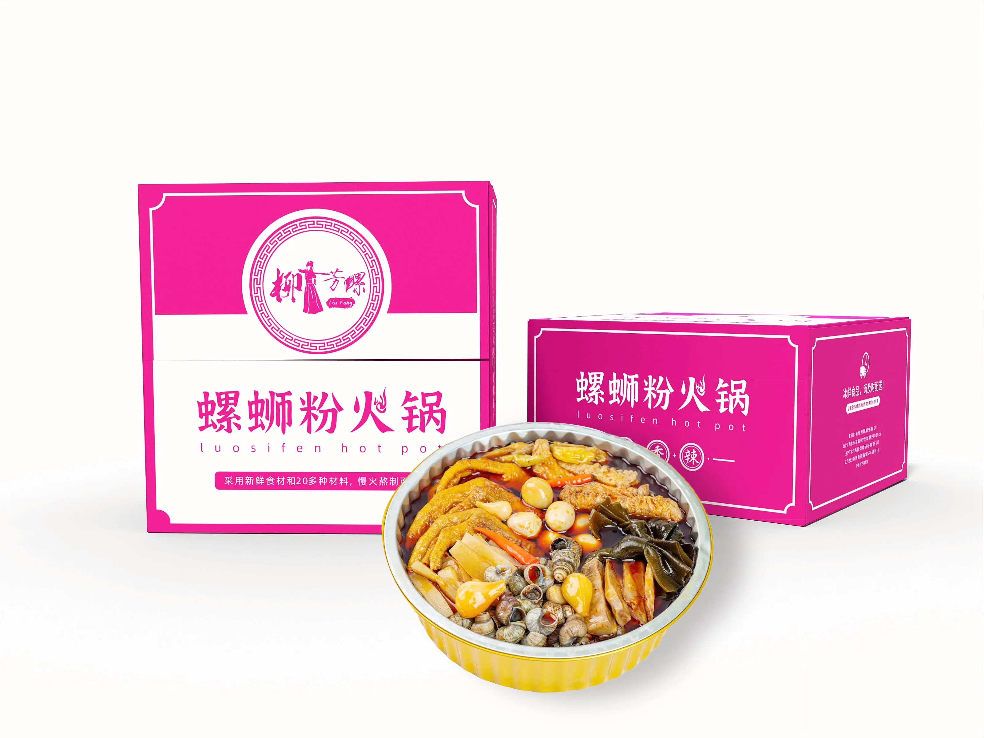 Liufangluo Oem Accept 1280g 1900g Snail Rice Noodles Original Liuzhou ...
