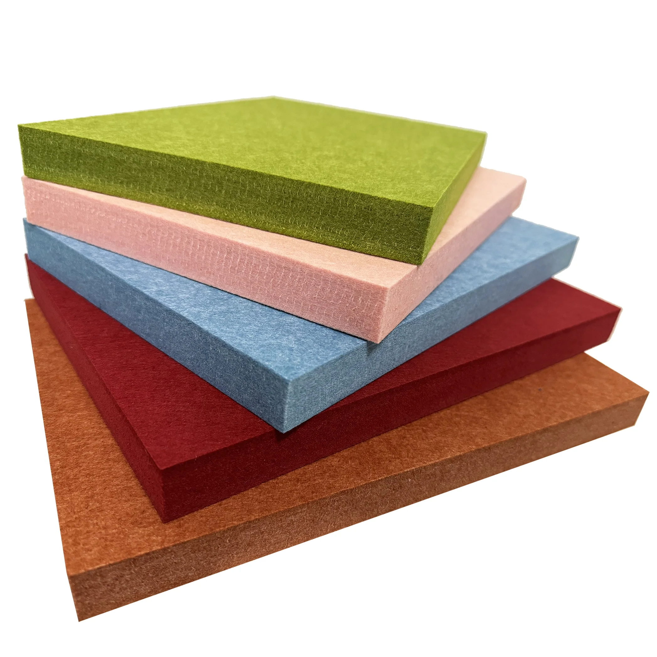 High Density Recycle Polyester Fiber Board Fabric Acoustic Panels for ...