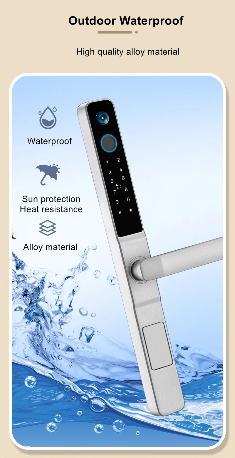 Elock ES264 Smart Door Lock - Keyless Fingerprint Security