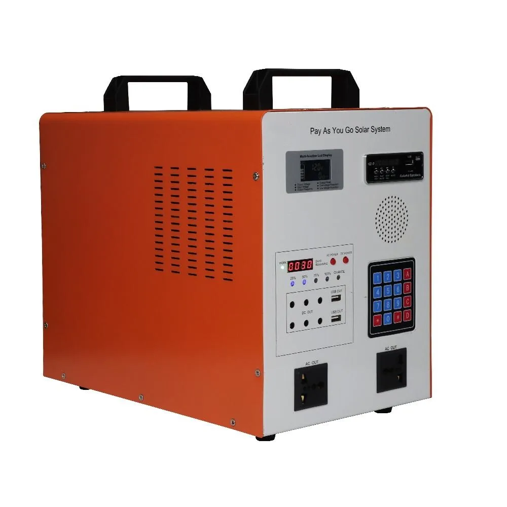 Pay As You Go Solar System 1kwh 300w Inverter 250w Panel 100ah 12.8v ...