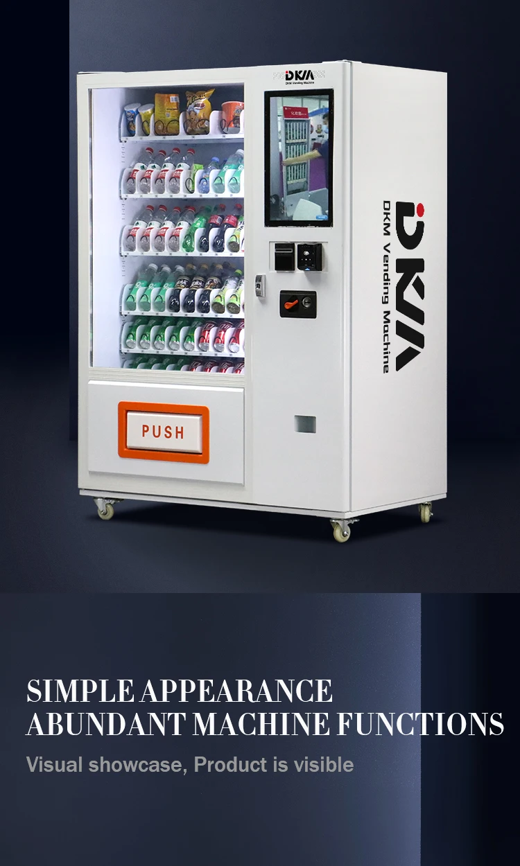 DKM Custom Smart Vending Machine - Food & Beverage Combo