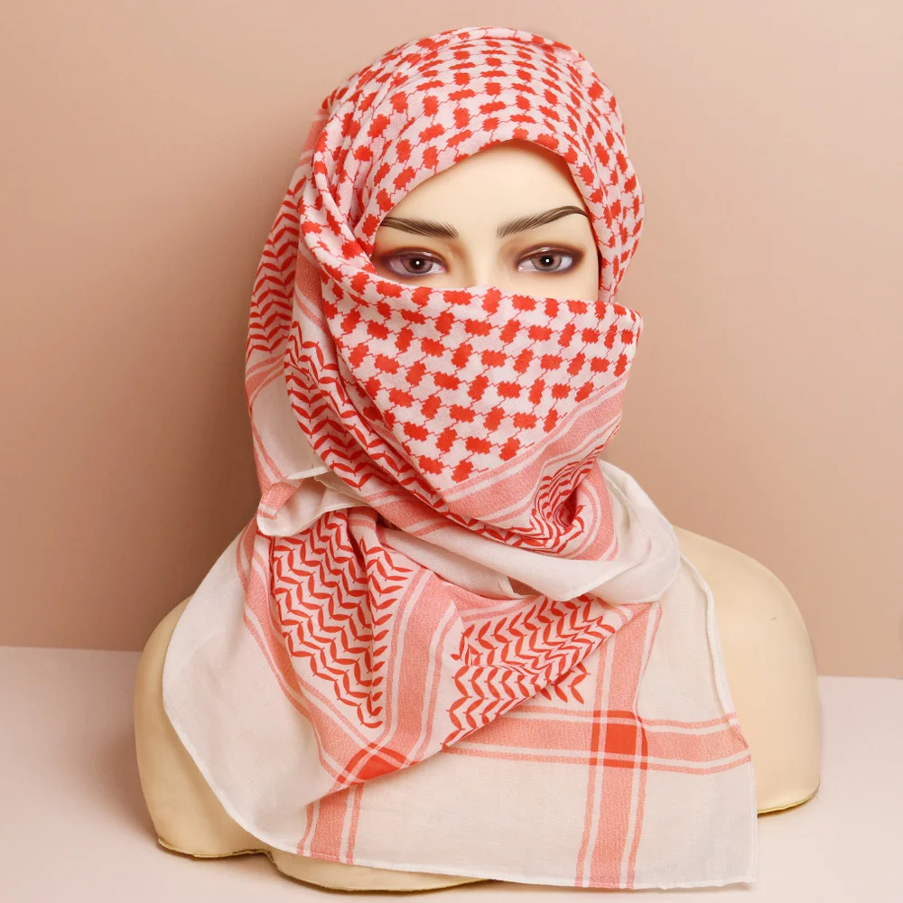 Keffiyeh Men's Arab Shemagh Head Scarf Ghutra Keffiyeh Middle East ...