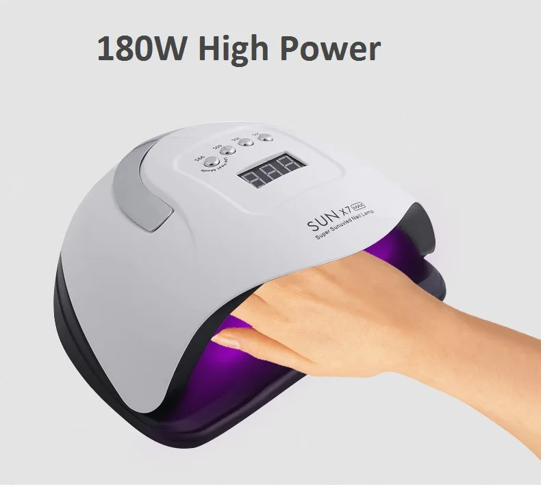 Hot Selling 180w Sun X7 Max Nail Lamp Light Gel Led Lamps| Alibaba.com