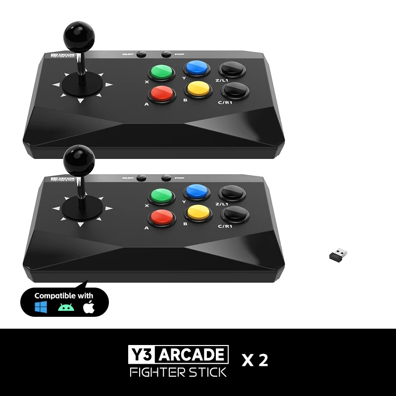 Y3 Arcade Game Stick 4k M8 Classic Gaming Console For Windows Android ...