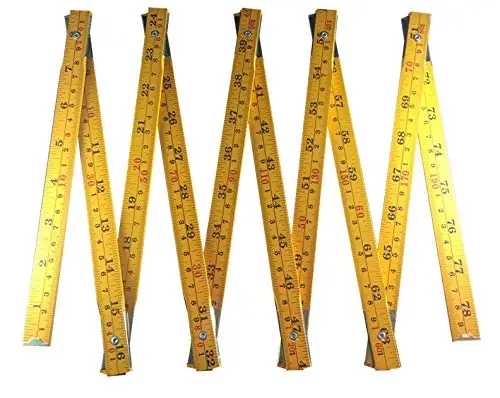 Folding Wooden Stick Ruler, 6-Foot-6-Inch/2-Meter, Custom Logo Options ...