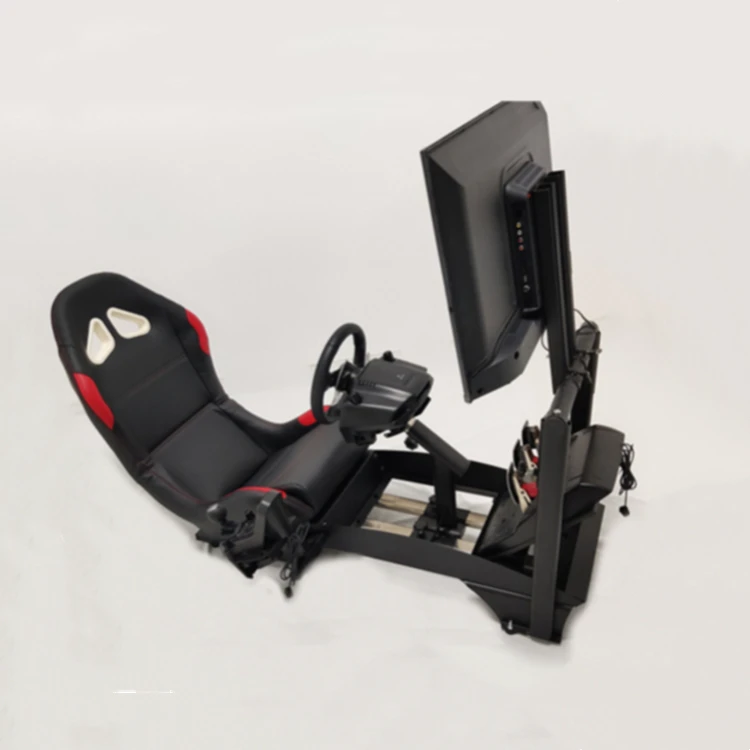 Foldable Chair Wheel Stand Video Game Racing Car Simulator Cockpit For ...