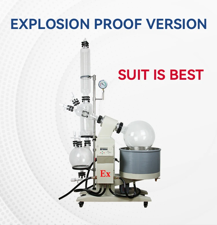 Small Distillation Equipment Lab-scale Rotary Evaporator Vacuum ...