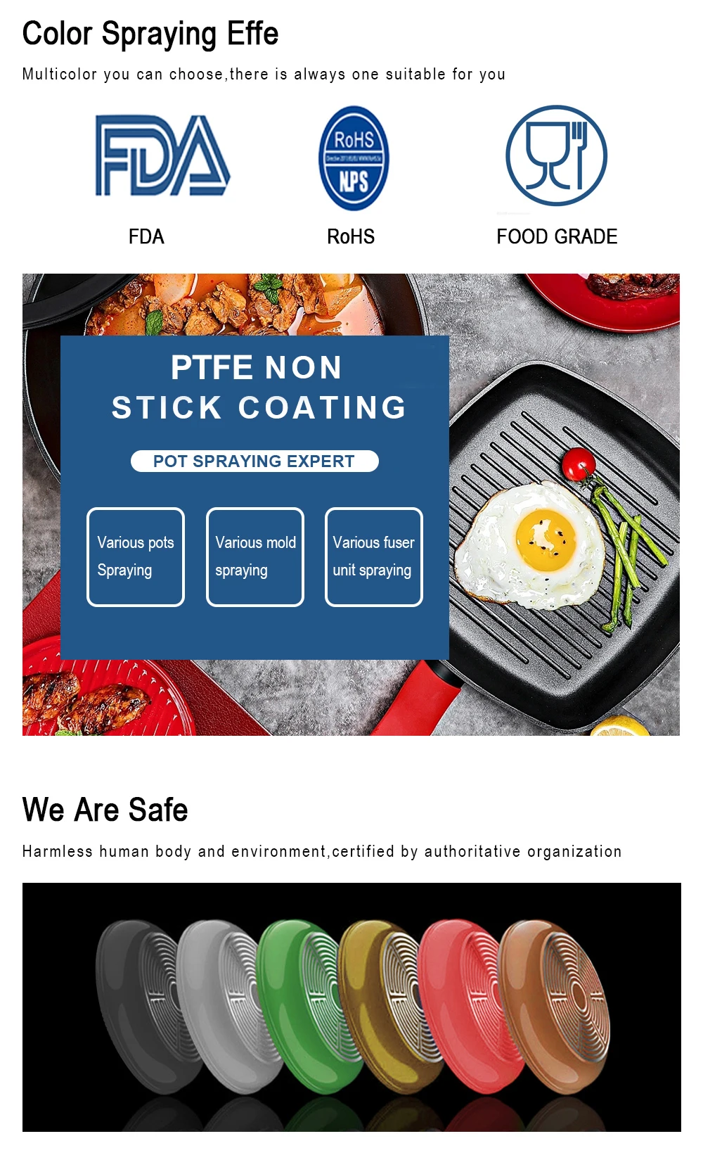 Solvent-Based PTFE Non-Stick Coating for Cookware Liquid Spray Application Appliance Paint ...