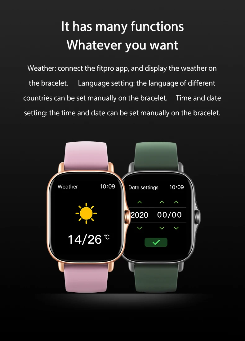 2022 BT Touchscreen Smart Watch - H13 with IP67 Waterproof