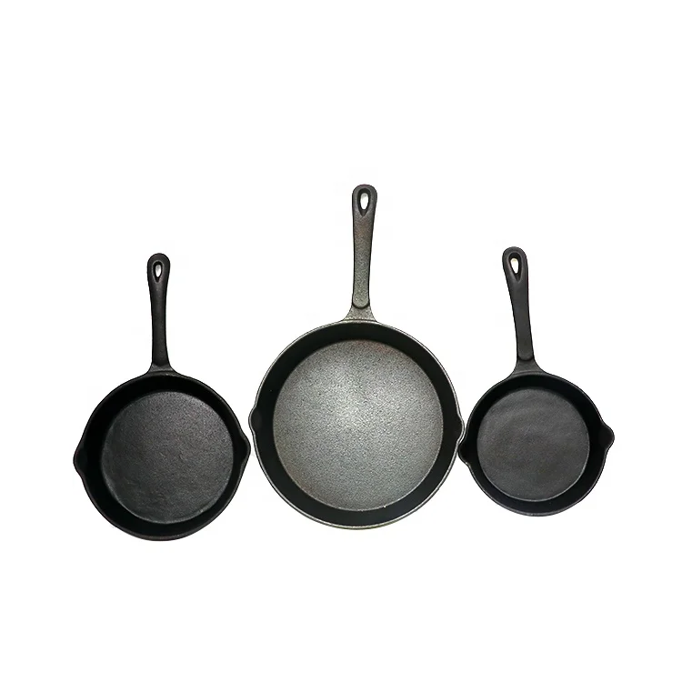 Cheap Cooking Ware Custom Restaurant Kitchen Cast Iron Fry Pan Skillet ...