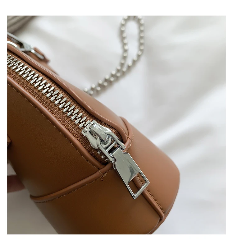 Pu Leather Small Purse Crossbody Shoulder Bags Chains Shell Shape Mini ...