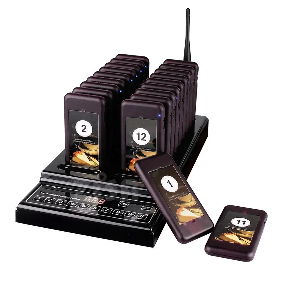 Wireless Self-Service Calling System Restaurant Coaster System Mini ...