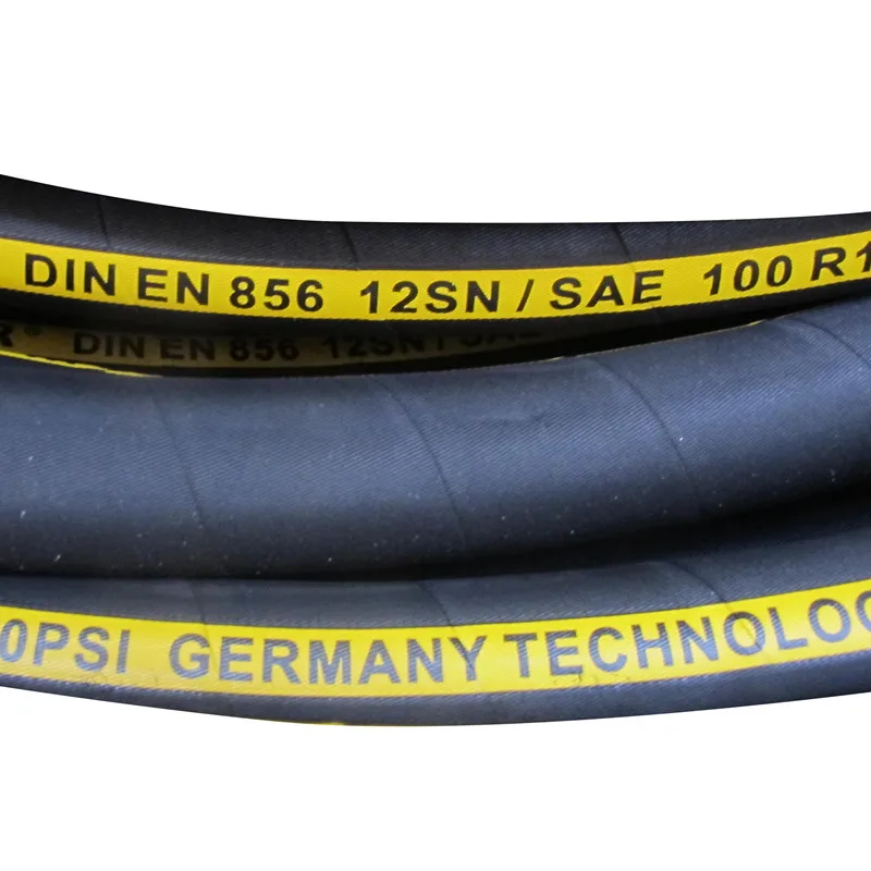 Stainless Steel Braided Fuel Hydraulic Hose Sae100 R2 2sn - Buy ...