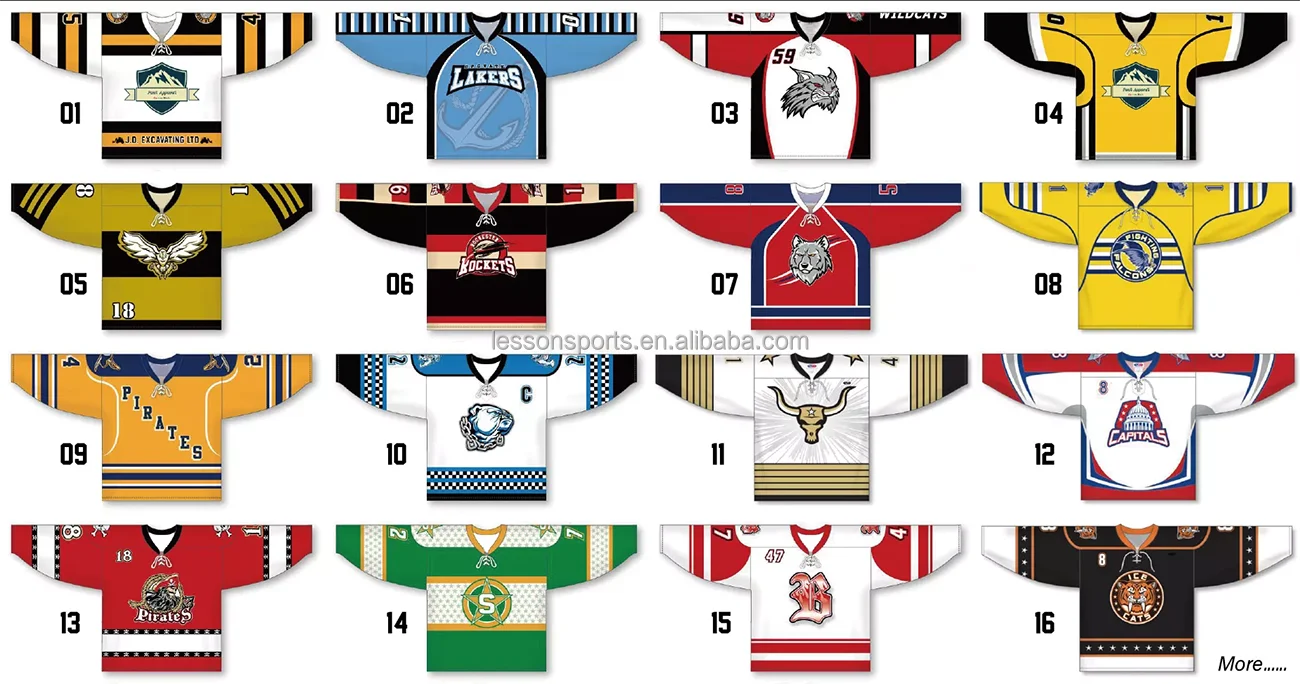 Hockey Jersey Design Custom With Team Logo Ice Hockey Wear,Full Custom ...