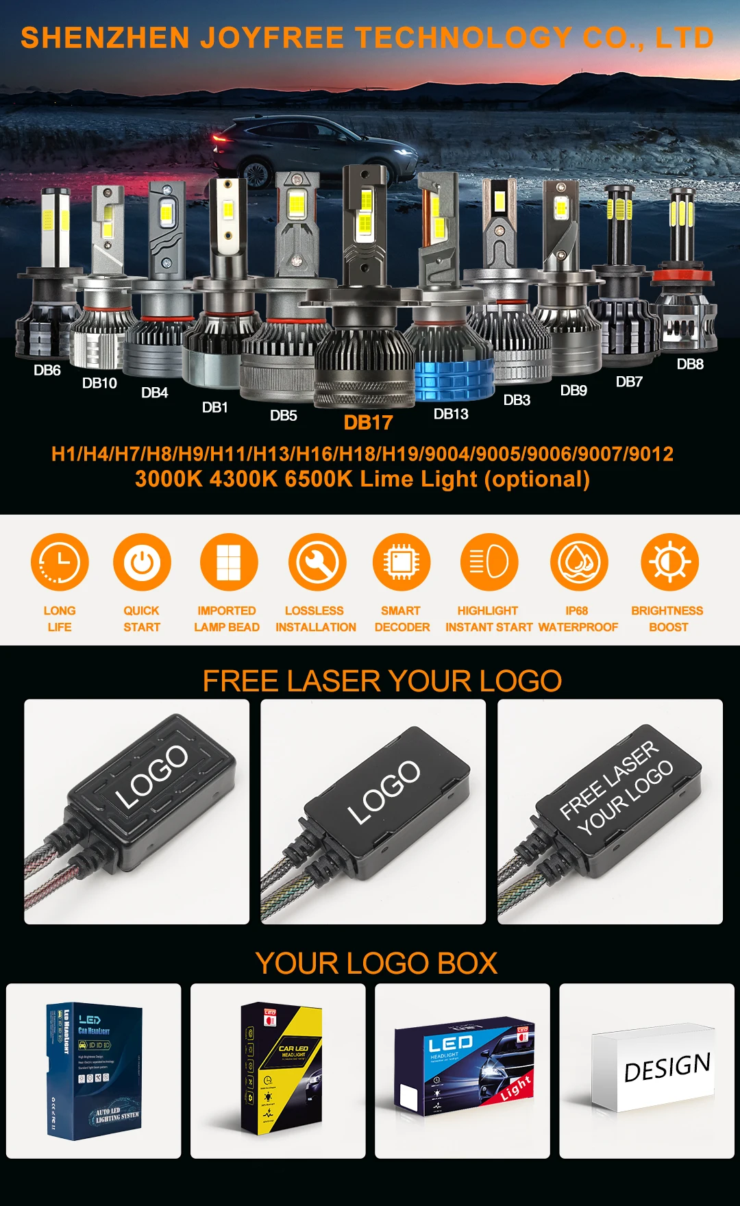 Wholesale Cheap Innovative Headlight Car Led Cost-effective Universal ...