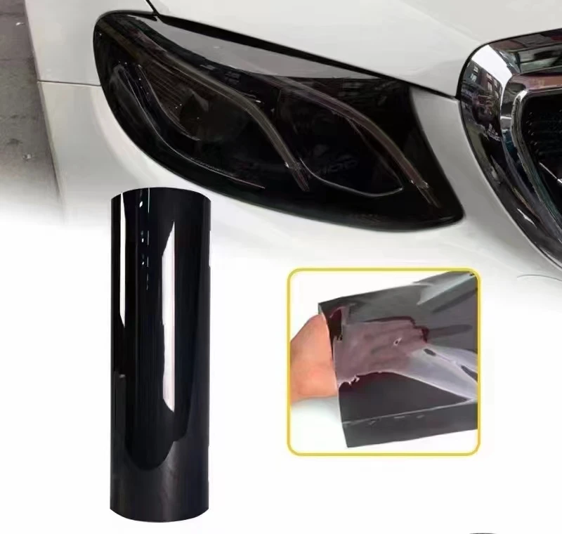 High Clear Vision Smoky Black PPF Car self healing PPF lamp Film ...