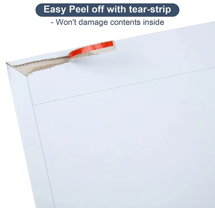 Custom Self Adhesive Paperboard Envelope Paper Mailer Document Photo ...