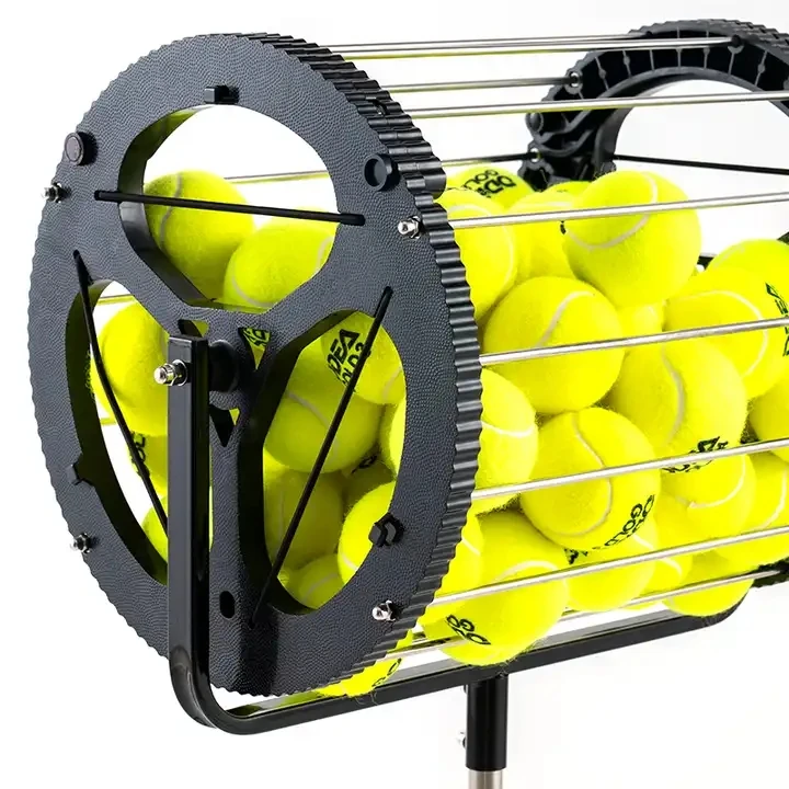 Portable Tennis Ball Hopper Basket,Pickleball & Tennis Ball Collector ...