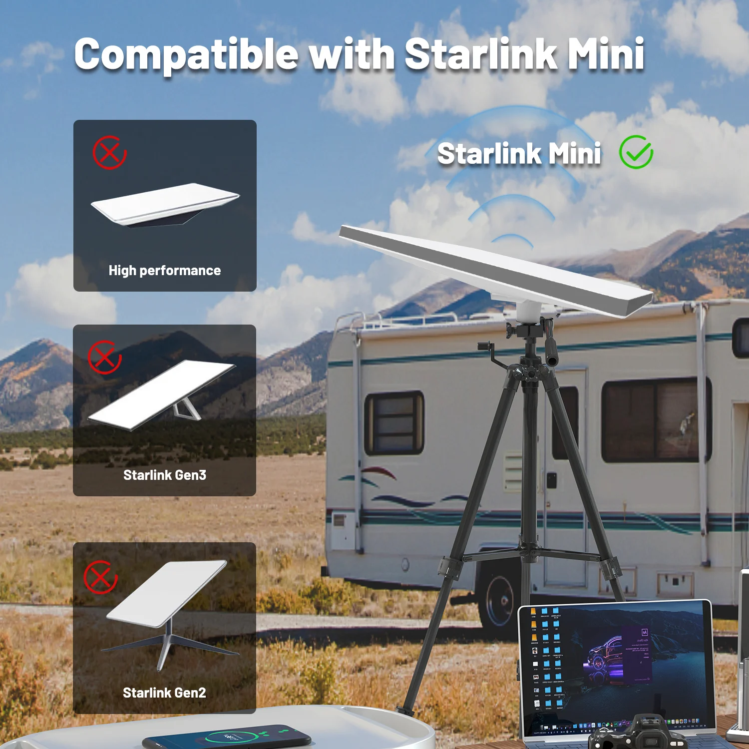 Starlink MINI Mount Kit - Secure Your Satellite Antenna