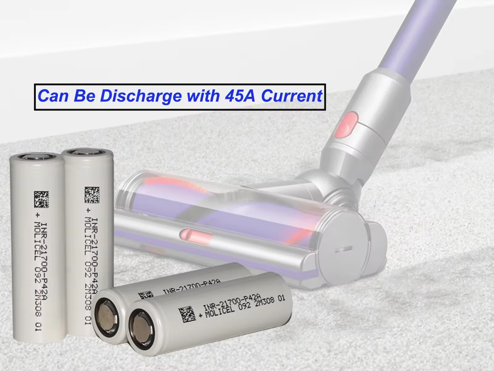 Original Molicel Inr21700 P42a 4200mah Li-ion Battery Rechargeable High ...