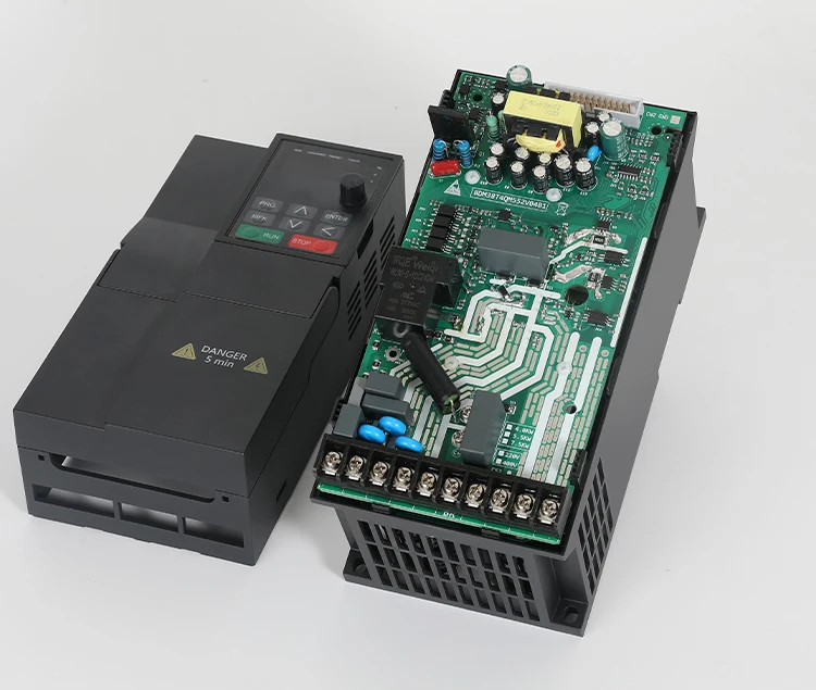 Single Phase 220V 50HZ 60HZ VFD Variable Frequency Drive Converter ...