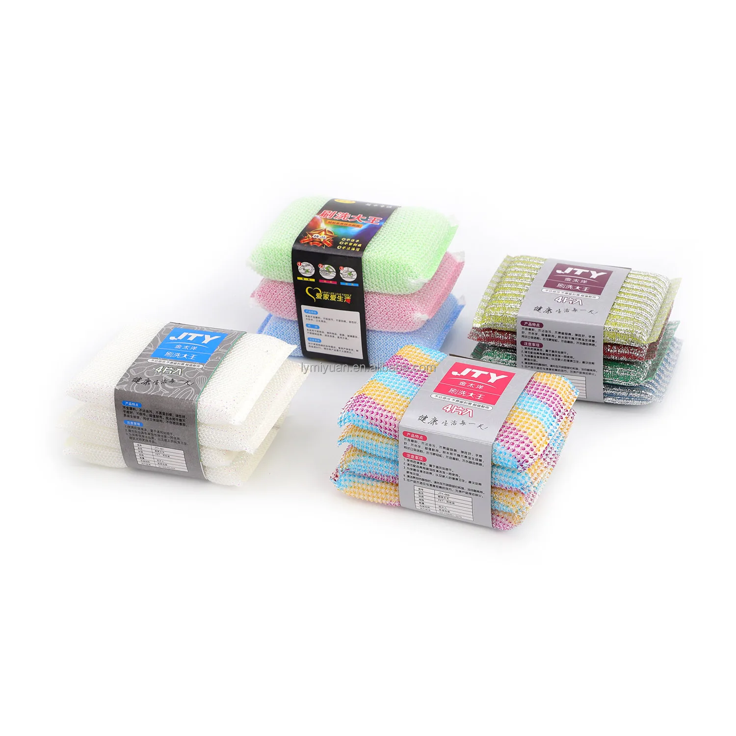 Heavy Duty Green Kitchen Cleaning Nylon Cleaning Abrasive Bulk Scrub ...