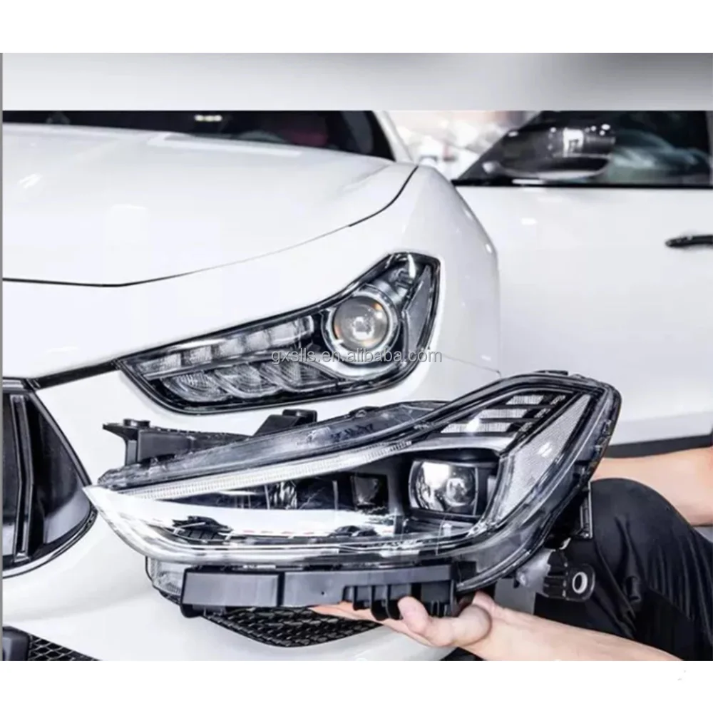 For Maserati Ghibli Upgrade 2014-2021 High Quality Cars LED Headlights ...