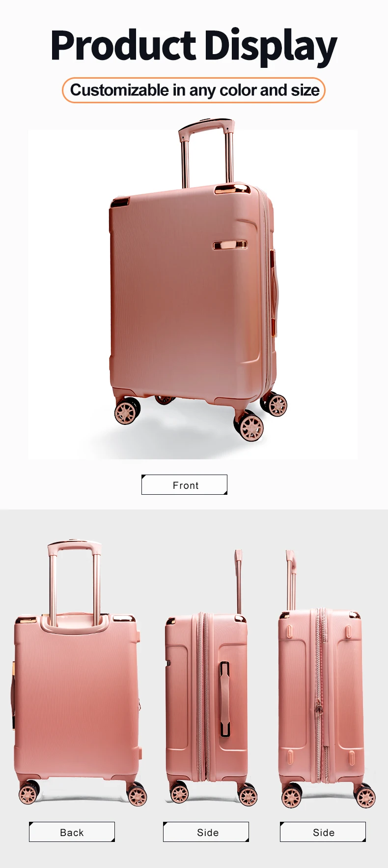 Hot Sale Large Box With Small Bag Carry-on Luggage 3 Pcs Trolley Travel ...