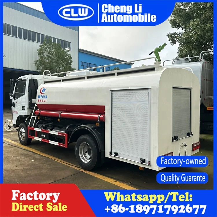 Dongfeng Water Tanker Firetruck 4x2 Mini 6000l Water Tank Fire Fighting ...