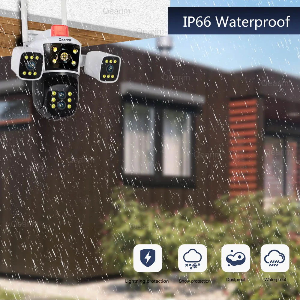 IPC360 Home 16MP Four Lens Wireless Wifi Camera - Secure Your Home