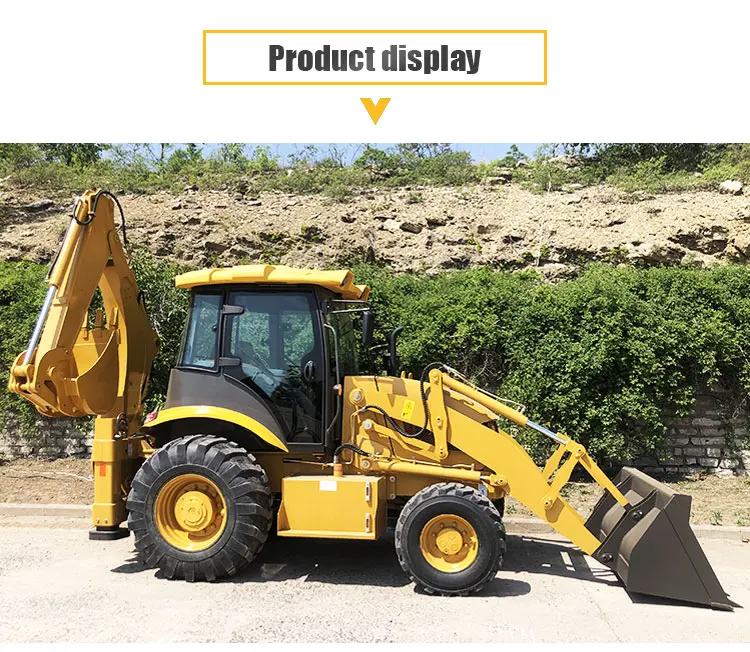 2.5 Ton 5tons Articulated Integral Body Backhoe Loader Backhoe ...