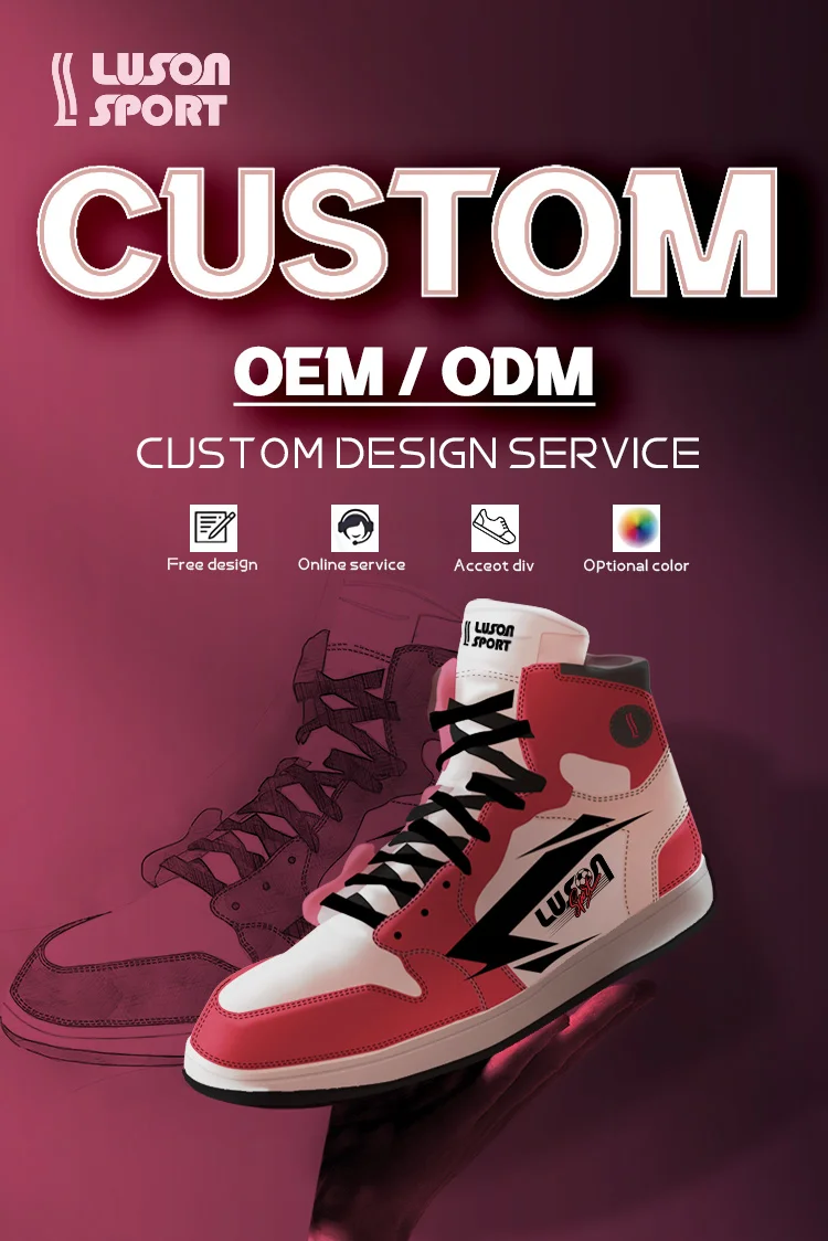 Luson Custom Logo Design Men Casual Basketball Shoes Fashion Sneakers ...