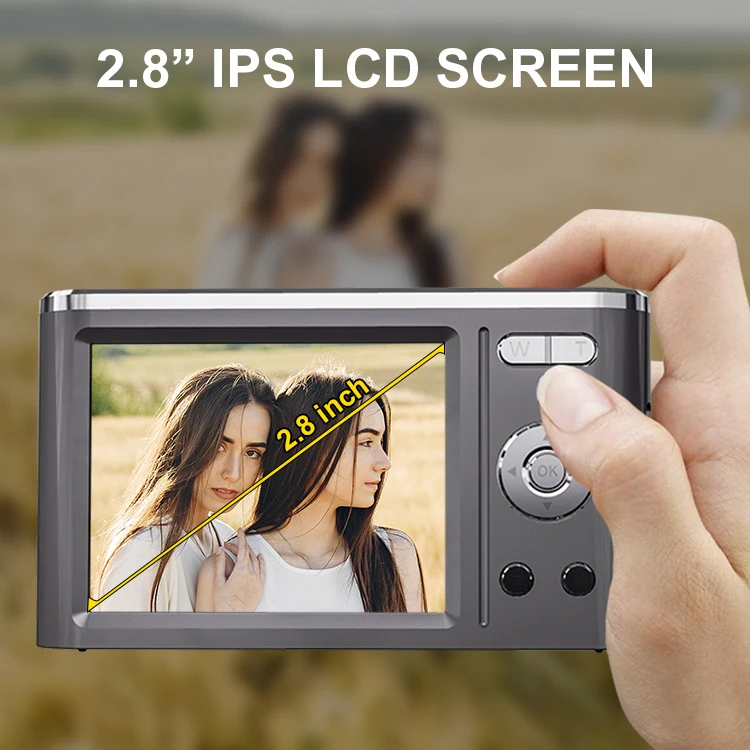 Compact 18X Anti-Shake Autofocus 4K Digital Camera