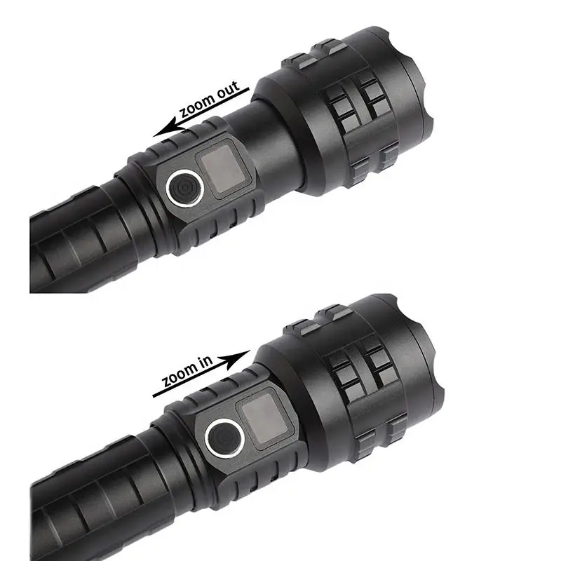 Tactical Flashlight Ipx54 Waterproof Touch Light 8h Run Time 310g ...