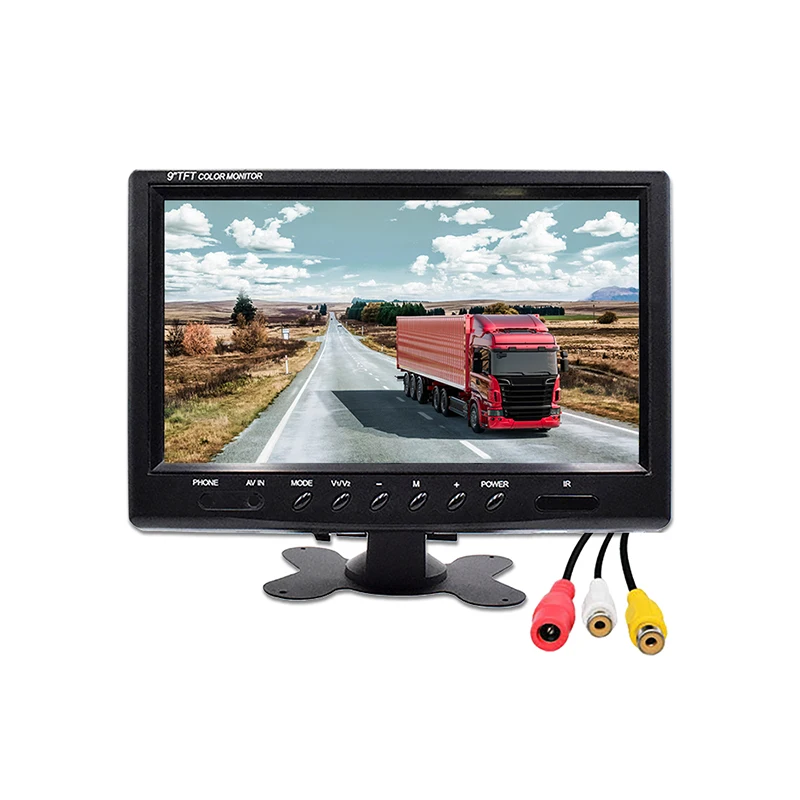 9-inch Car Tft Lcd Monitor Supports Tv Car Mp5 Player Rearview Camera ...