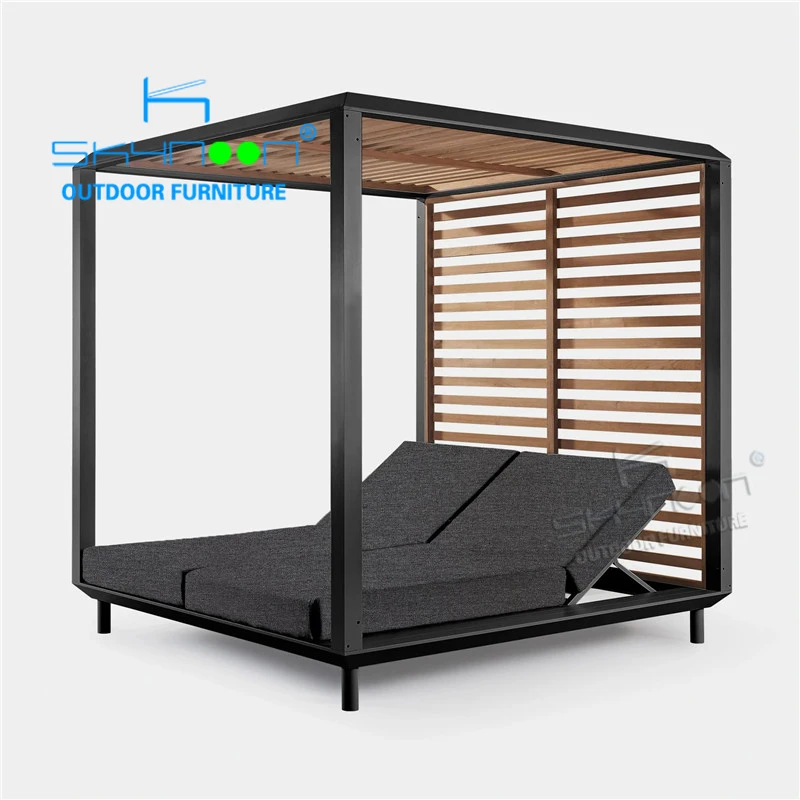 Hot Sale Outdoor Sun Patio Daybed With Canopy High Quality Leisure ...