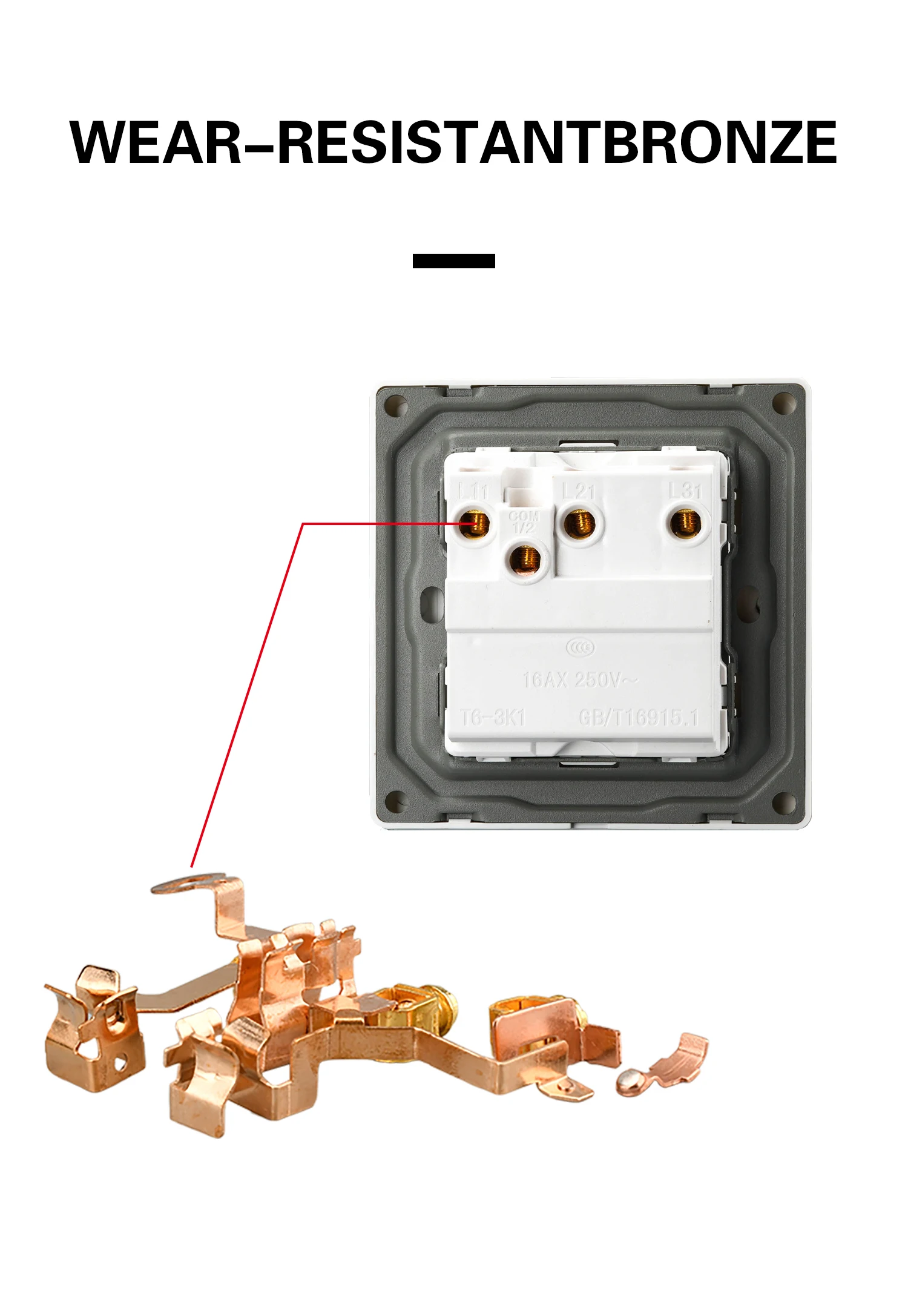 86 Grey Luxury Glass Premium New Design Modern Gray Switch Light Switch ...