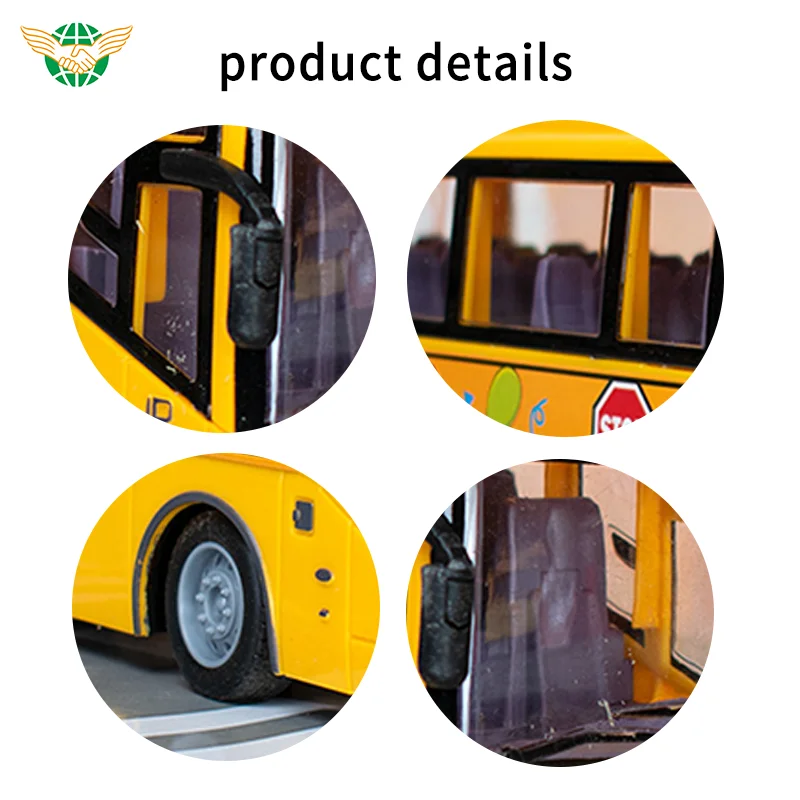 Bus Toy for Kids - Remote Control Fun with Realistic Lights