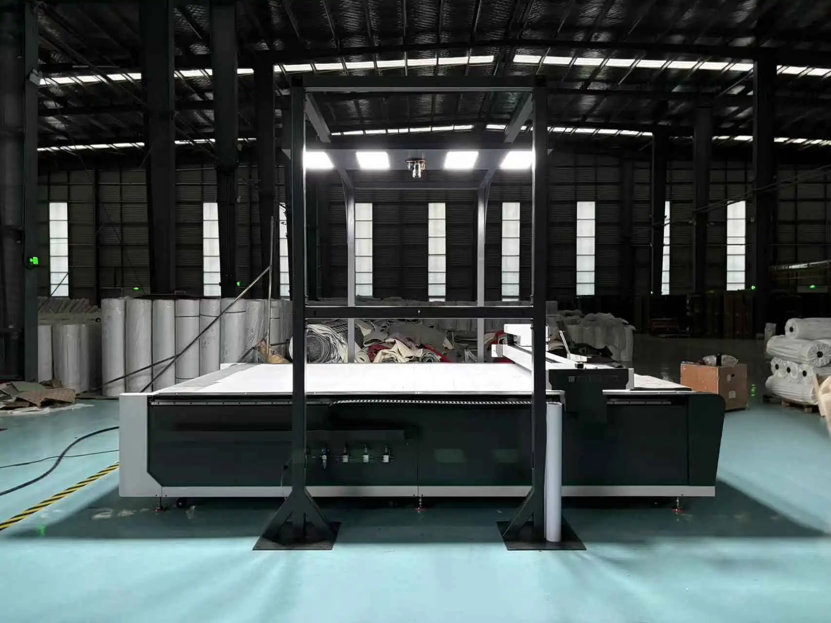 BZ CNC Round Knife Flock and Flex Cutting Plotter Machine