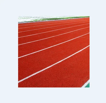Red Prefabricated Rubber Running Track Runway - Buy Outdoor Rubber ...