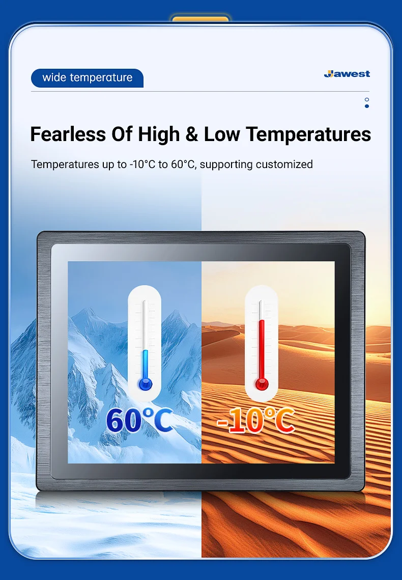 21.5 Inch Industrial Linux Panel PC Waterproof IP65 Fanless with ...