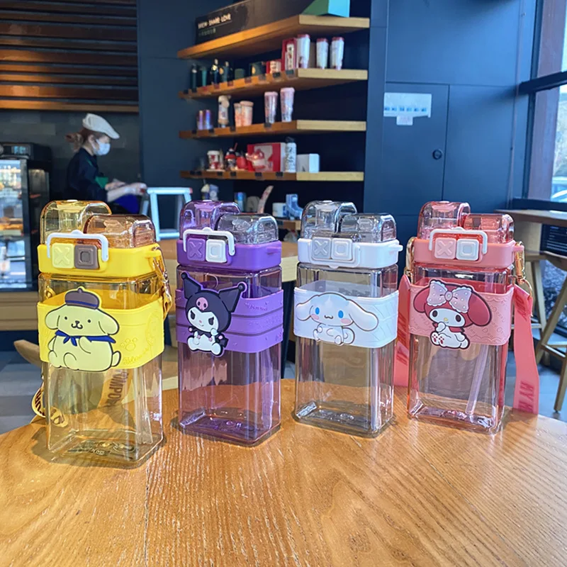 Cute Melody Plastic Drinking Cups 316 Stainless Steel Thermos Cup Accessories Water Bottle 520ml ...