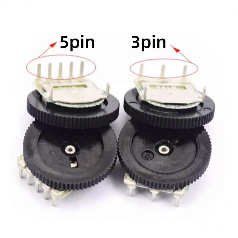 3pin 5pin Dials Potentiometer 1k 5k 10k 20k 50k 100k B102 B103 B104 ...